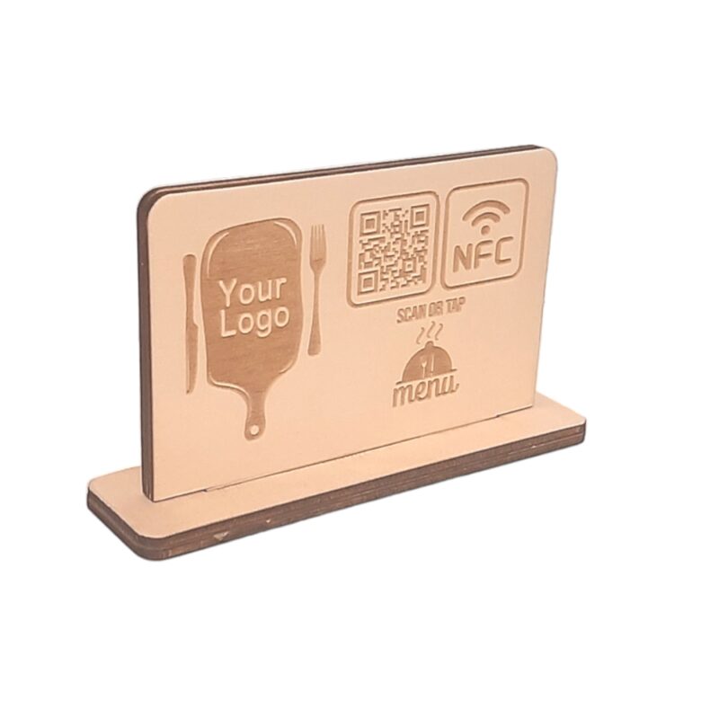 Meniu Digital QR-Code & NFC (contactless) pentru Restaurante - Wooden Stuff