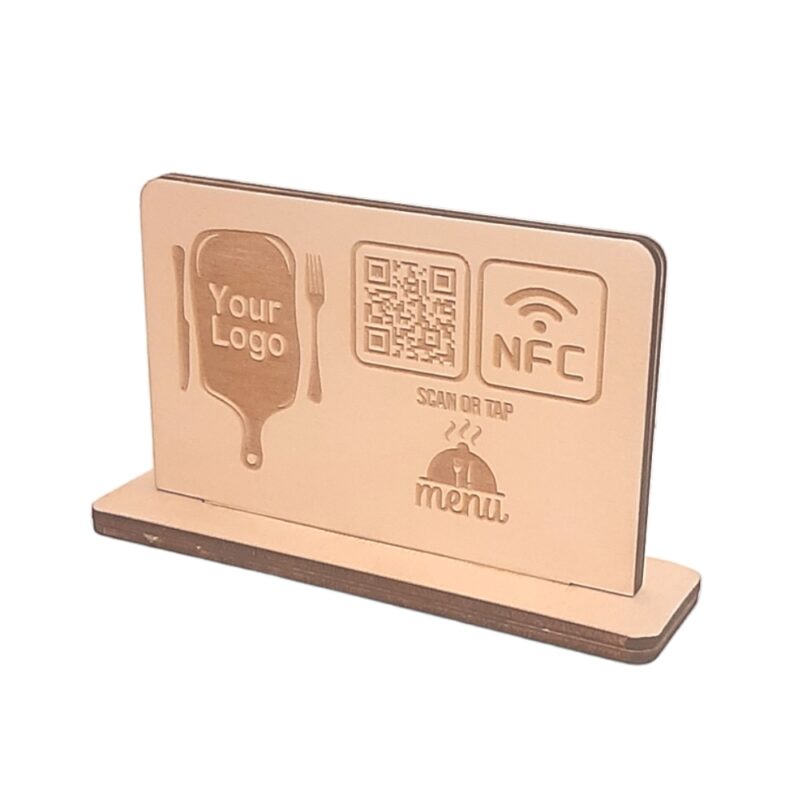 Meniu Digital QR-Code & NFC (contactless) pentru Restaurante - Wooden Stuff