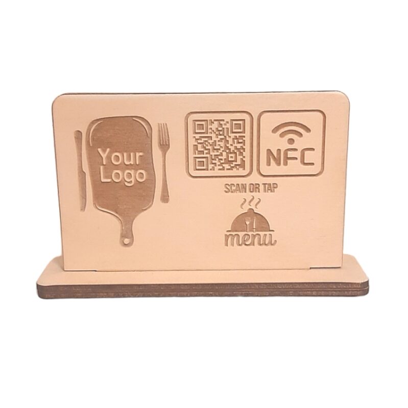 Meniu Digital QR-Code & NFC (contactless) pentru Restaurante - Wooden Stuff
